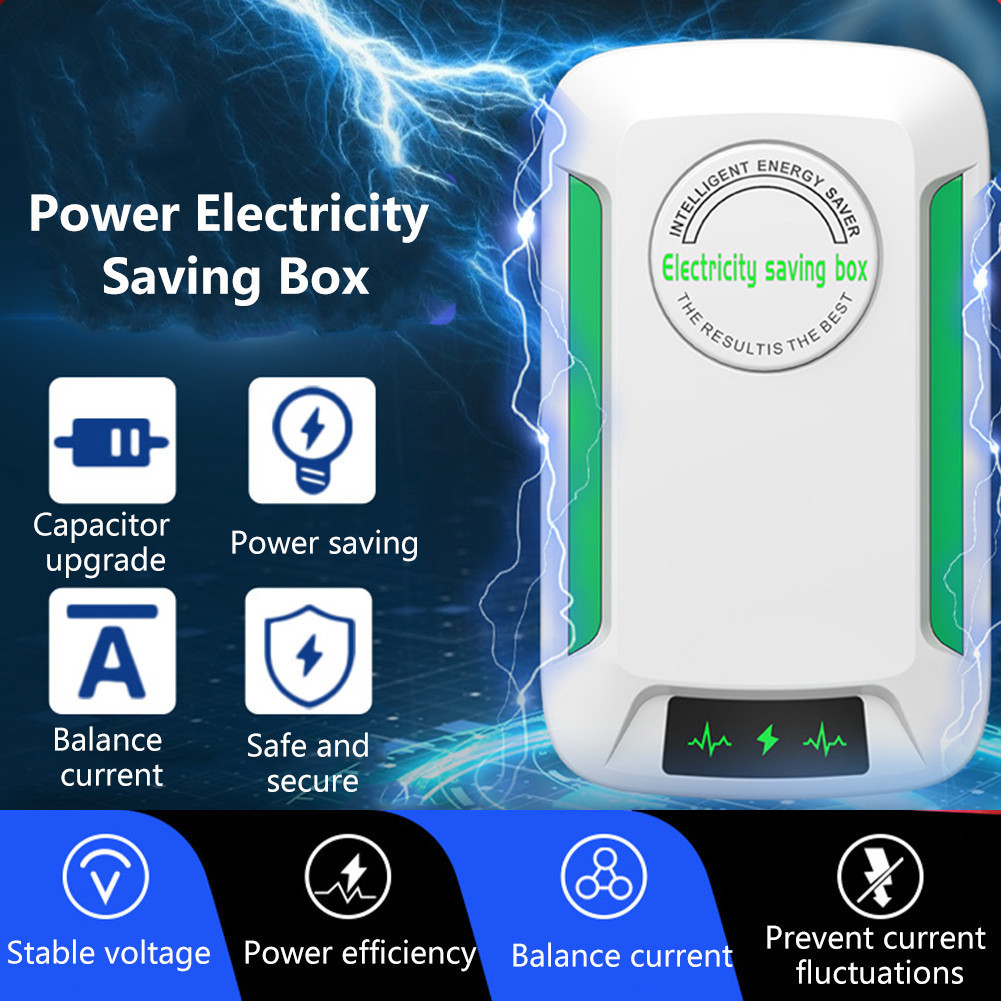 Smart Power Saver Device Voltage Stabilizer Surge Protector Reduce for ...