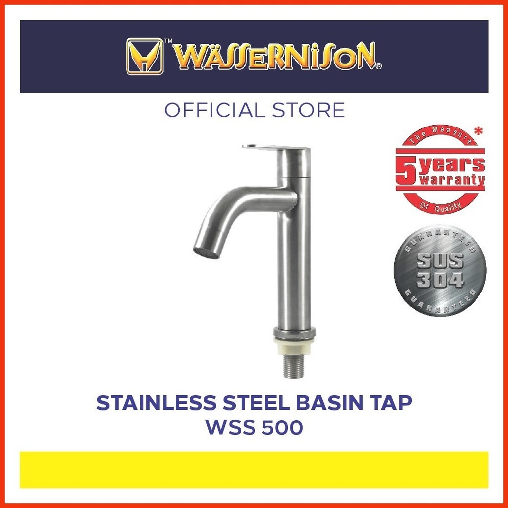 Wassernison Stainless Steel Basin Tap | Shopee Philippines
