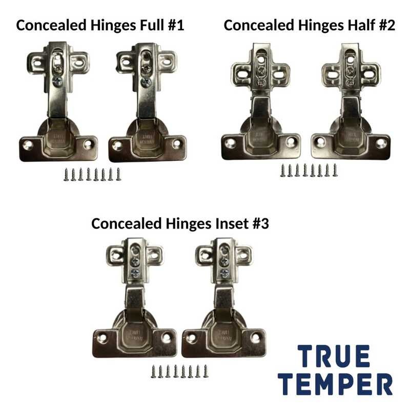Concealed Hinges Full #1, Half #2, And Inset # | Shopee Philippines