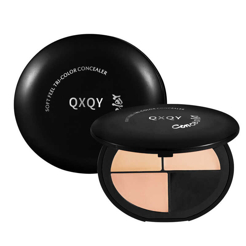 3 QXQY Soft Touch Three-Color Concealer for Covering Facial Spots, Acne ...