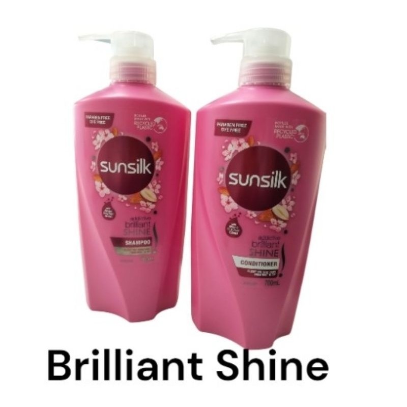 sunsilk addictive brilliant shine Shampoo/Conditioner 700 ml | Shopee ...