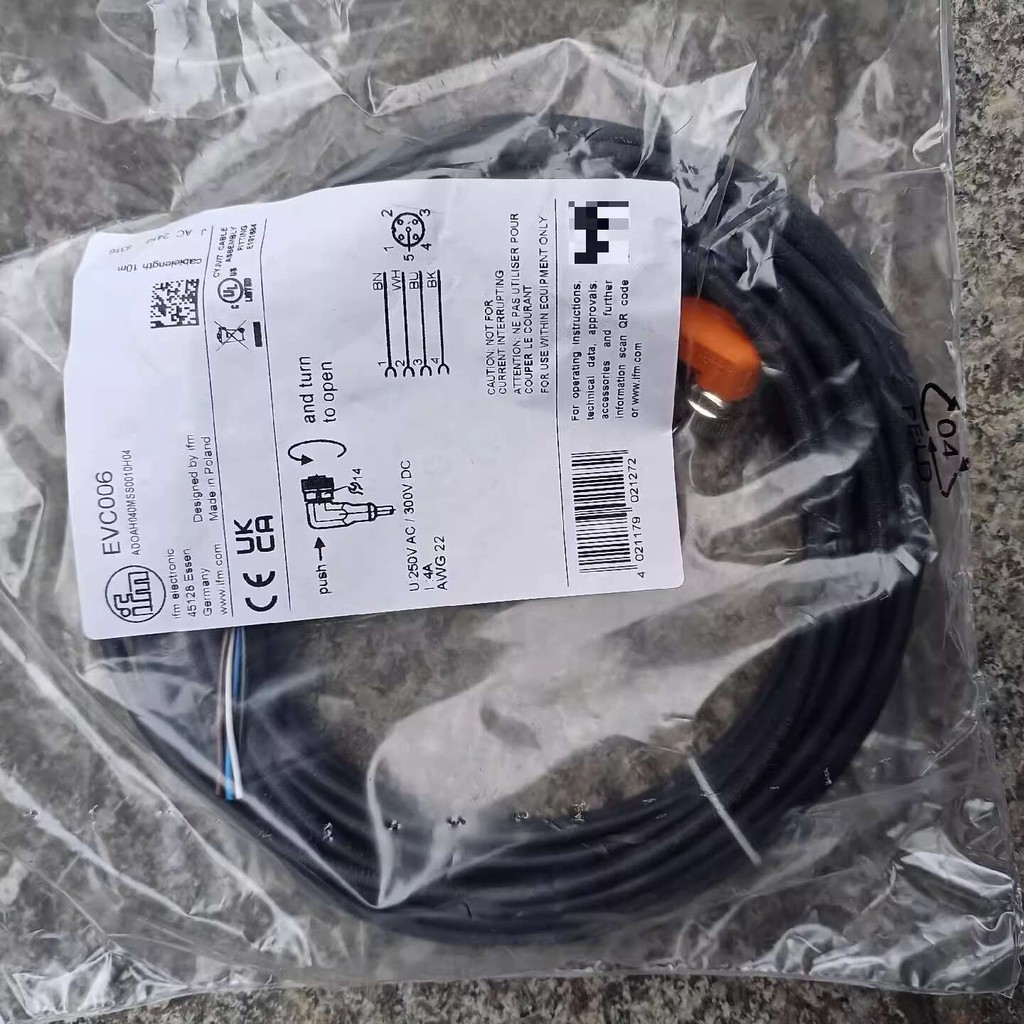 ifm EVC006 Four-Core Prefabricated Wire Sensor Open | Shopee Philippines