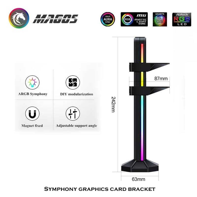 Bracket GPU Vertical V RGB V ARGB Belief Lamp VGA Companion Port Blade ...