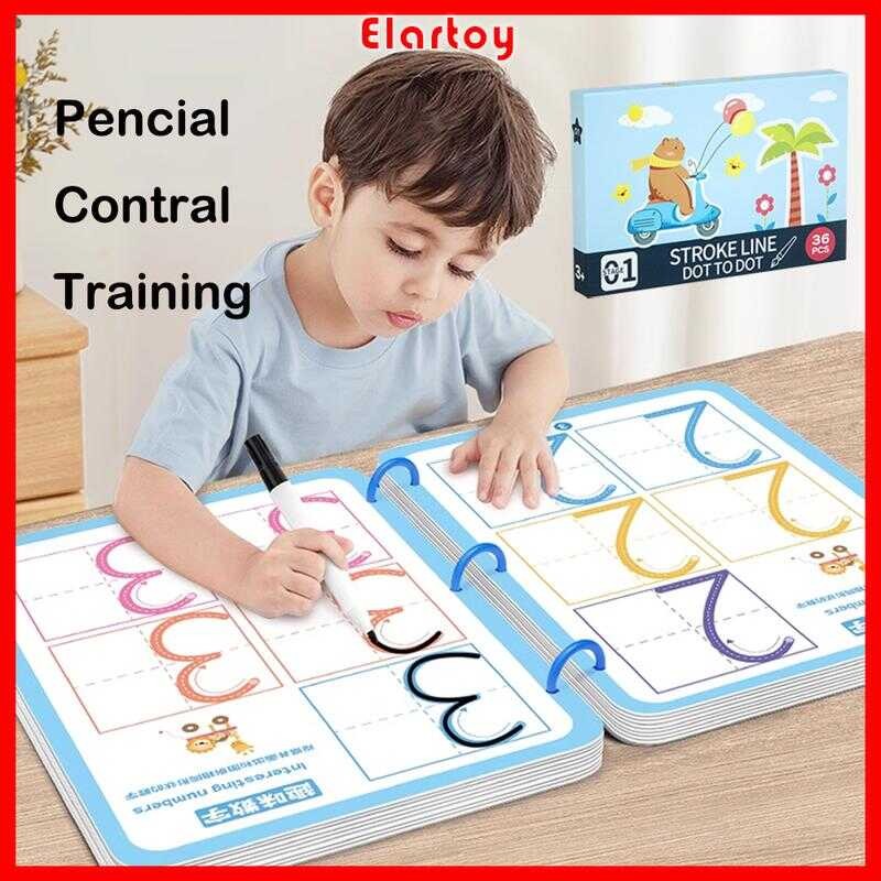 791 Baby Early Learning Book Tracing Workbook Writing Training For Kids ...
