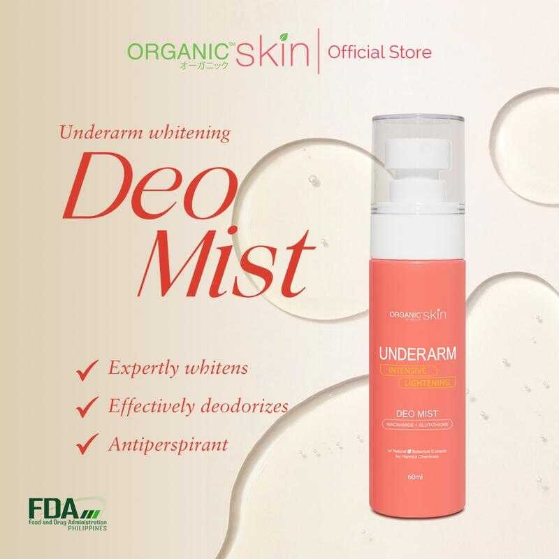 Db8 Organic Skin Japan Intensive Whitening Underarm Deo Mist Under Arm ...
