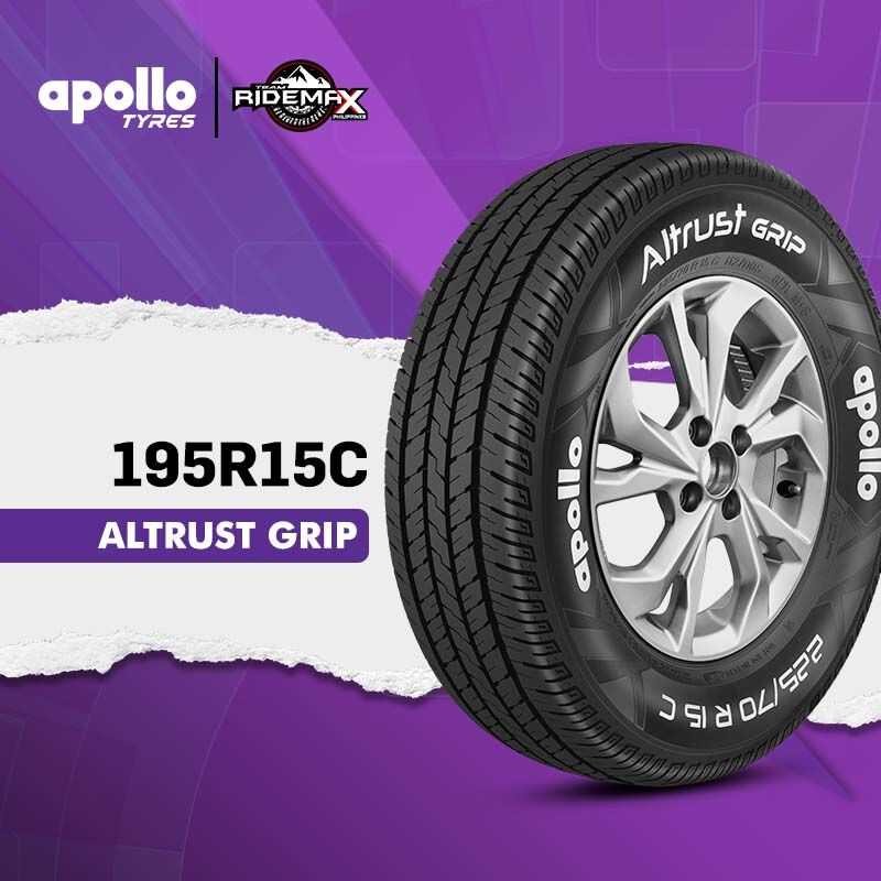 APOLLO TYRES ALTRUST GRIP 195R15c - Quality High Performance Car Tire ...