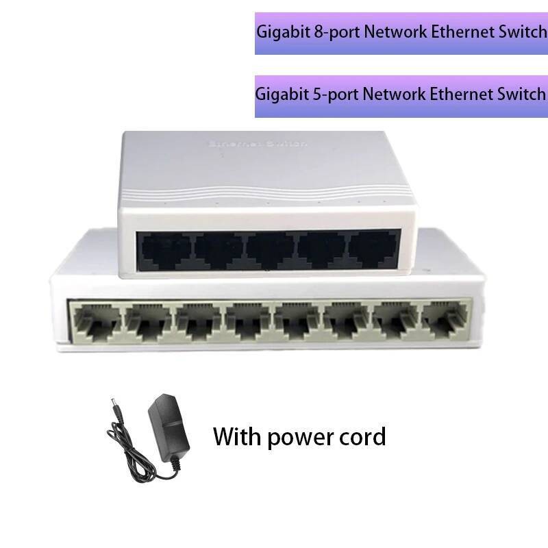 Network Gigabit 5-8-Port Full/Half Duplex Plastic Shell Ethernet MDI ...