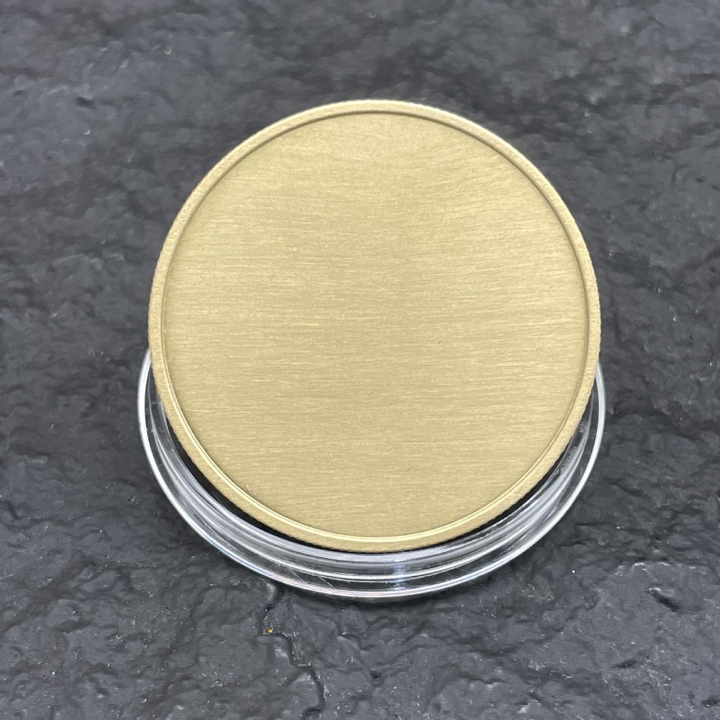 Metal Memorial Coin Collection Coins Brass Blank Coin Aging Laser Badge ...