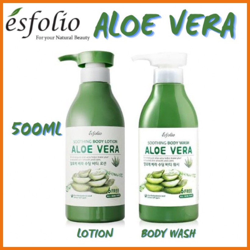 Esfolio Aloe Vera Body Wash 500ml | Shopee Philippines