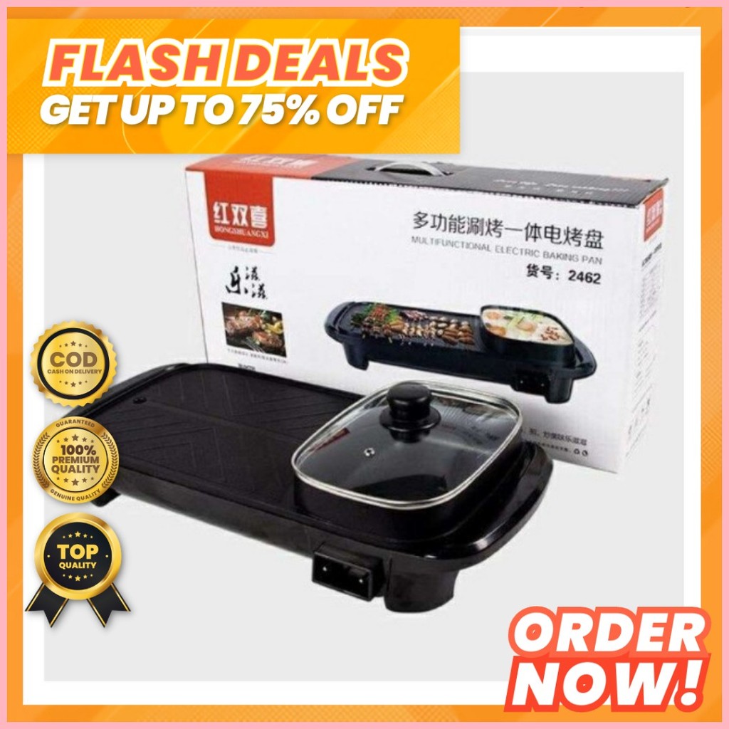 Original Samgyup Griller 2 in 1 Multi Functional Grill Pan and Hot Pot ...