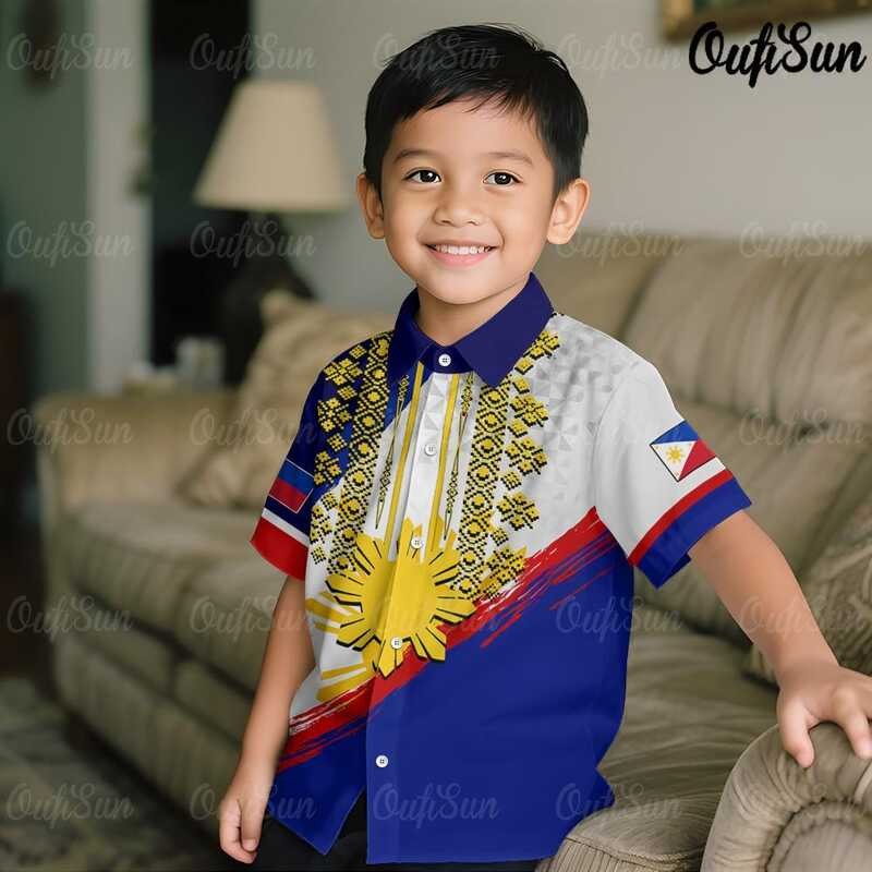 Philippine Flag Design 2025 Asean Attire Barong Tagalog For Men Modern ...