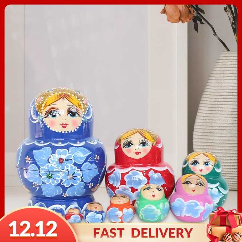 Tt Gispark 10 Layer Russian Doll Home Handmade Stacking Nesting Ing ...