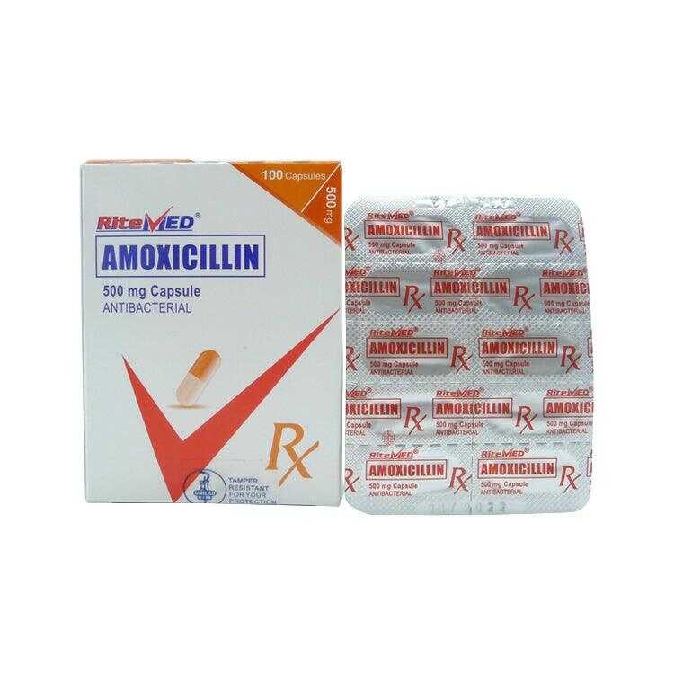 Rx: Ritemed Amoxicillin 500Mg Capsule | Shopee Philippines