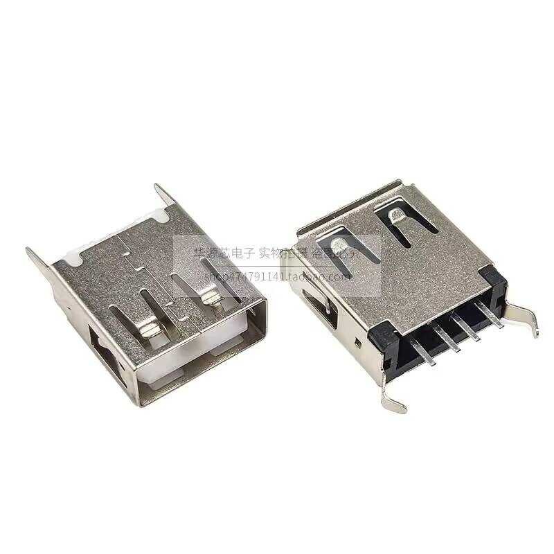 3.7mm Angled Straight A-Type 90-Degree Vertical Plug USB Socket ...