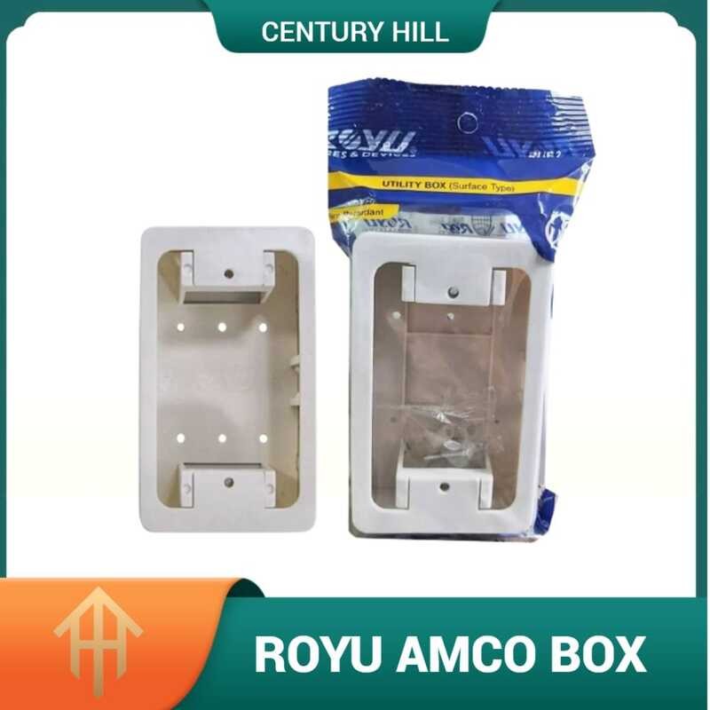 Amco Royu PVC / Surface Type Utility Box With Tox And Screw Authentic ...