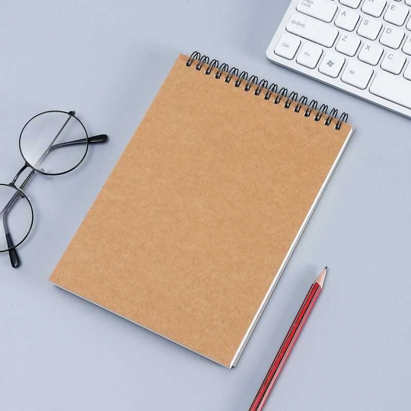 A A K Kraft Paper Coil Book Super Thick Sketchbook Notebook Student ...