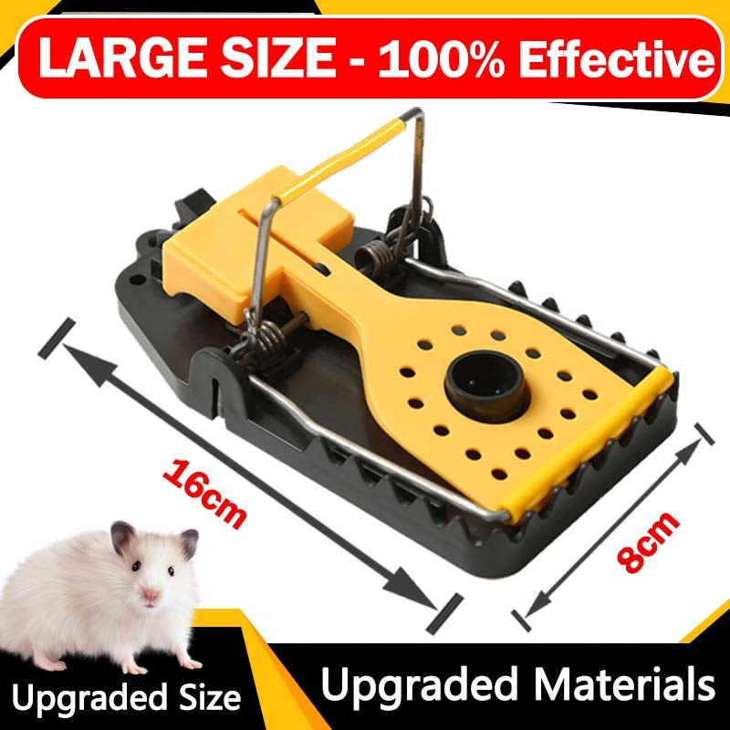 Upgraded Large Mouse Rat Traps - Safety High Sensitive Snap Big Plastic ...