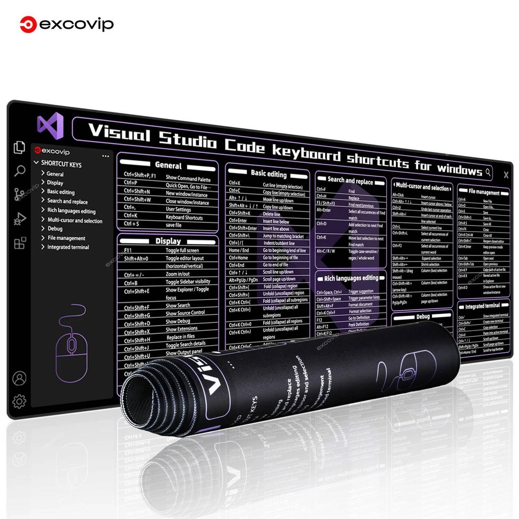 Programming Mouse Pad for Visual Studio Large C++ C # VB.NET F ...
