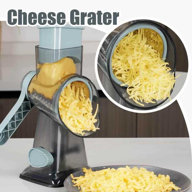 Multifunctional Hand-Cranked Vegetable Cutter Cheese Shredder Slicer ...