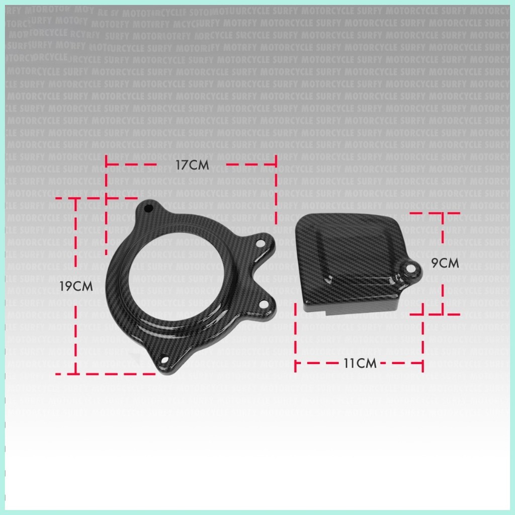 Nmax Aerox v2 Transparent Acrylic CVT Cover With Light Box And Bolts ...