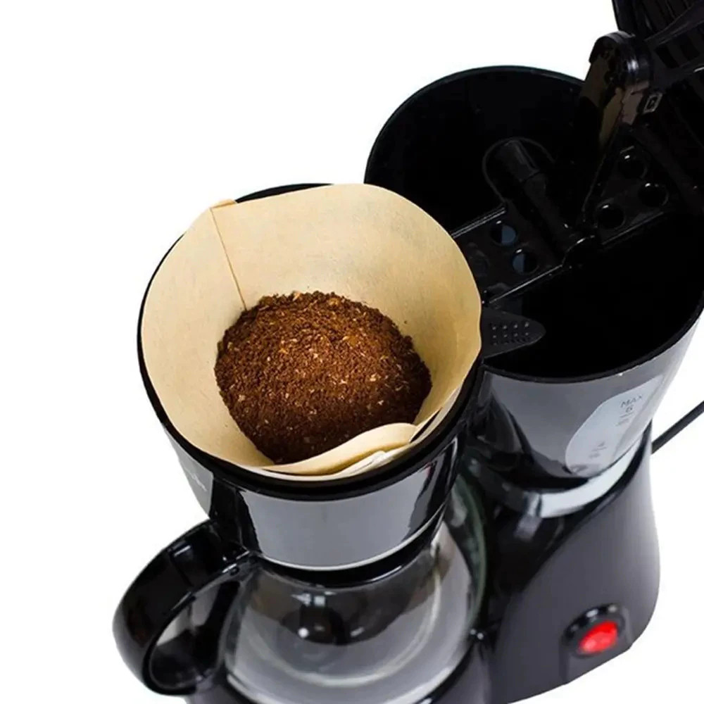 100-piece cone-shaped coffee filter set for pour-over coffee and drip ...