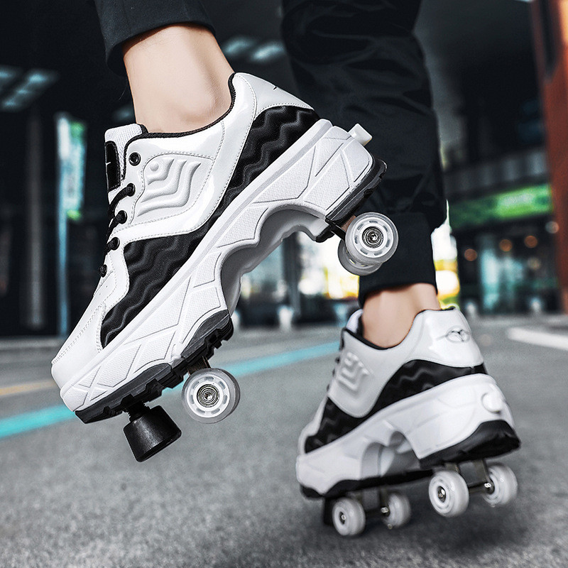 Bibi Fox Children's Deformed Shoes Robber Shoes Four-wheel Adult Skates ...