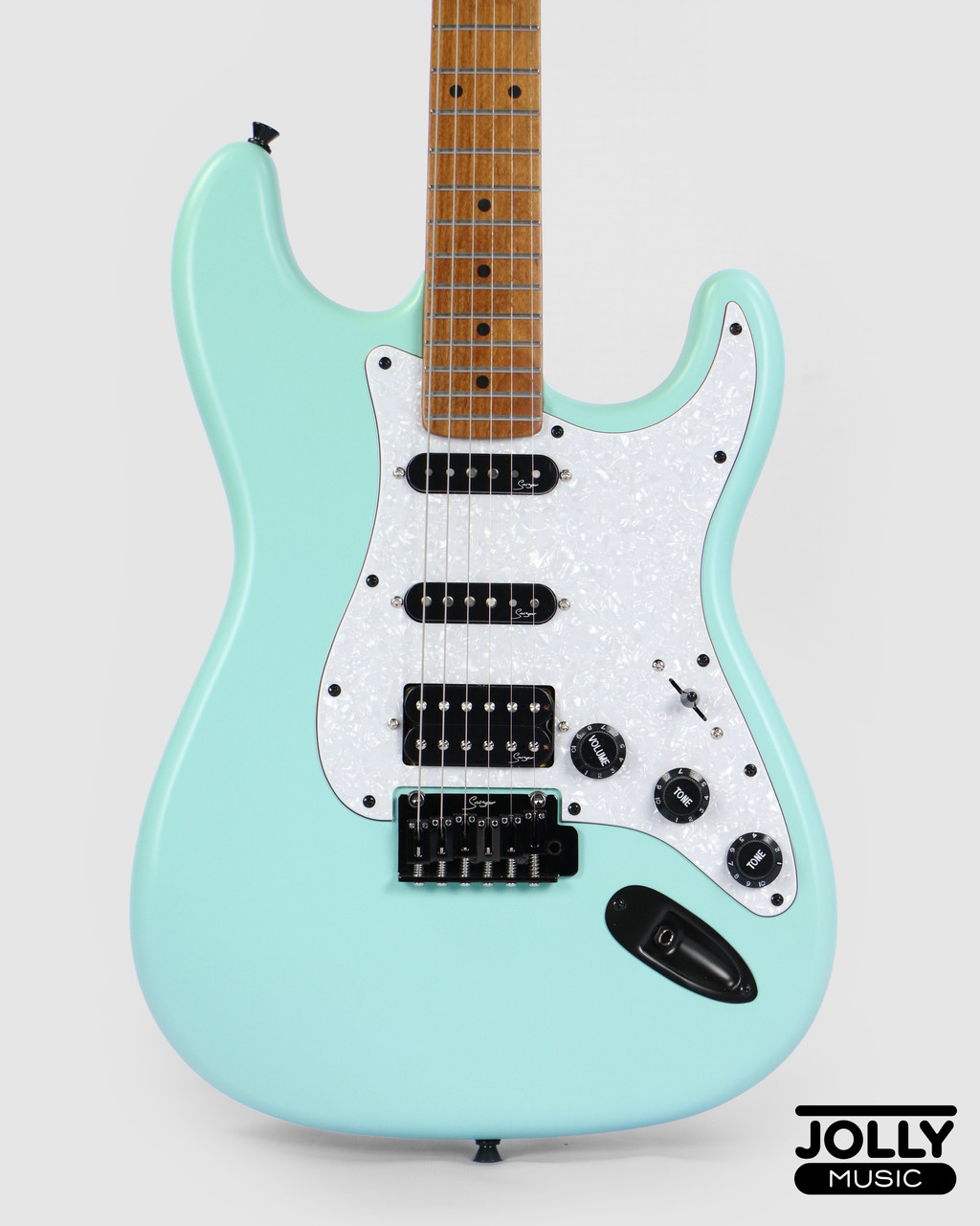 Smiger L-G2 MAX Alder Body HSS Strat Electric Guitar Alnico Stainless ...