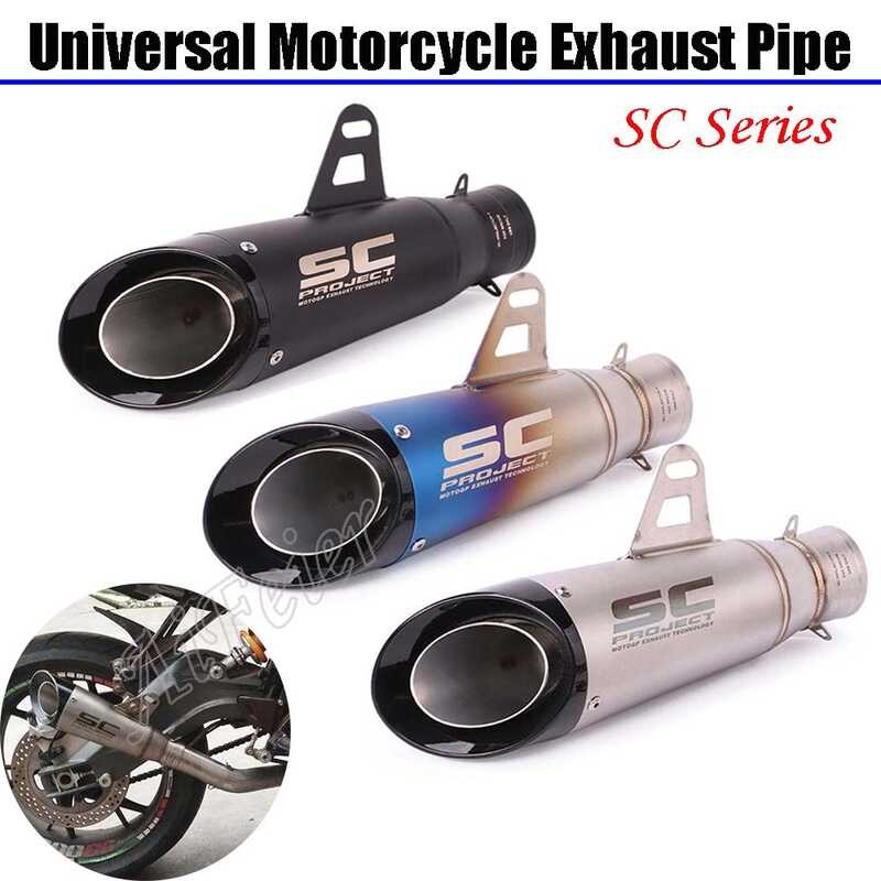 Motorcycle Universal SC Project Exhaust Silencer Modified Muffler DB ...