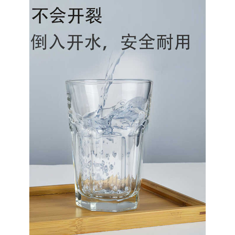 Libbey Libi Octagonal Set Household Heat-Resistant Thickening Water ...