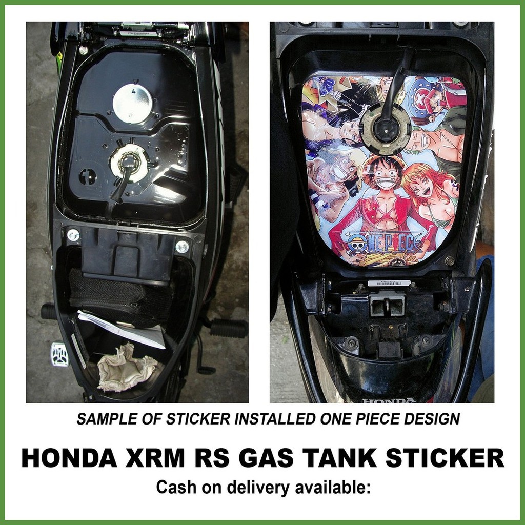 XRM RS GAS TANK STICKER ONE PIECE ej cycle | Shopee Philippines