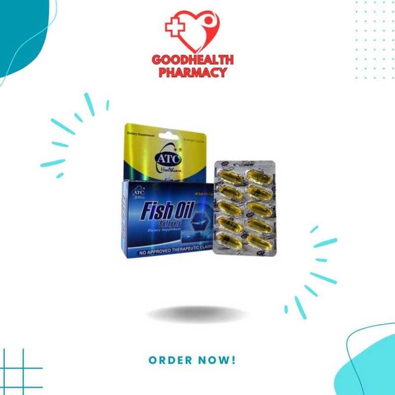 ATC FISH OIL (10Pcs) SOFTGEL CAPSULE 1000Mg Ac9 | Shopee Philippines