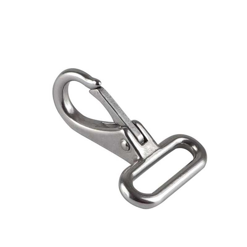 ☑♥ Stainle Steel Square Ring Directional Fixed Spring Webbing Hook ...