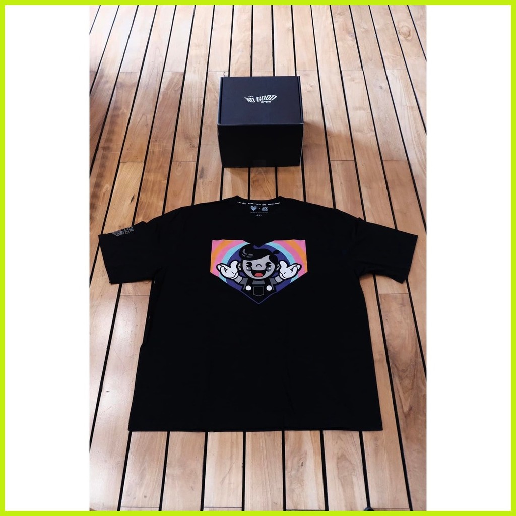 NICK AUTOMATIC X Secret Fresh "Good Vibes" Black Official Collab Tee ...