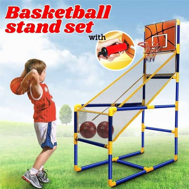 Magic Shoot Mini Basketball Stand Board Ring Ball Net Arcade Hoop Game ...