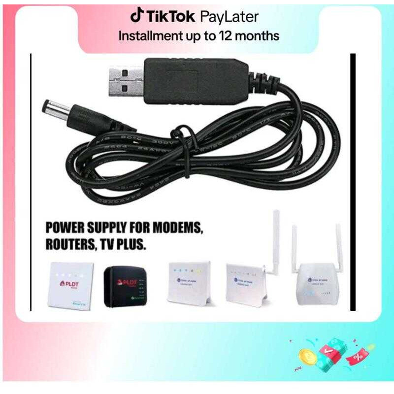 Wifi Boost Line Connector DC 5V-12V USB Power Modem And Router To ...