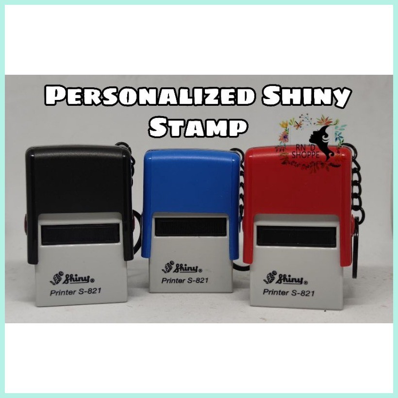 Shiny Stamp Laser Engraved (same size with trodat 4910) | Shopee ...