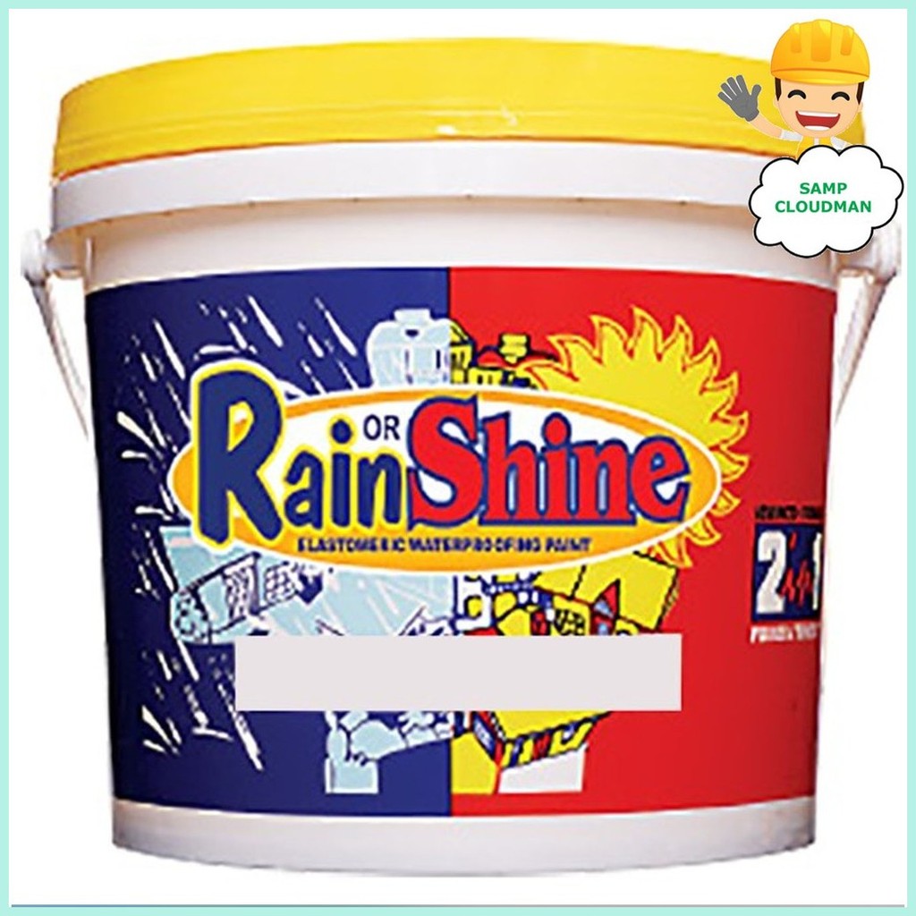 Rain or Shine Elastomeric Waterproofing Paint Gallon/ 4 Liters Page 1 ...