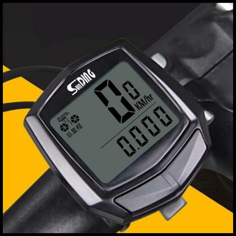 Sunding Speedometer Waterproof Bicycle Speedometer Wired Cycle Bike ...