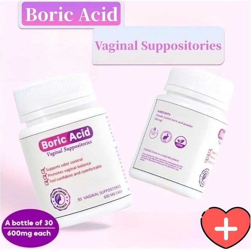 Boric Acid Suppositories Set 30 Days Yeast For Infection 71C | Shopee ...