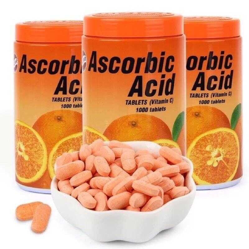 Celine-Patar Ascorbic Acid VITAMIN C 1000Tablets(Thailand) 0D8 | Shopee ...