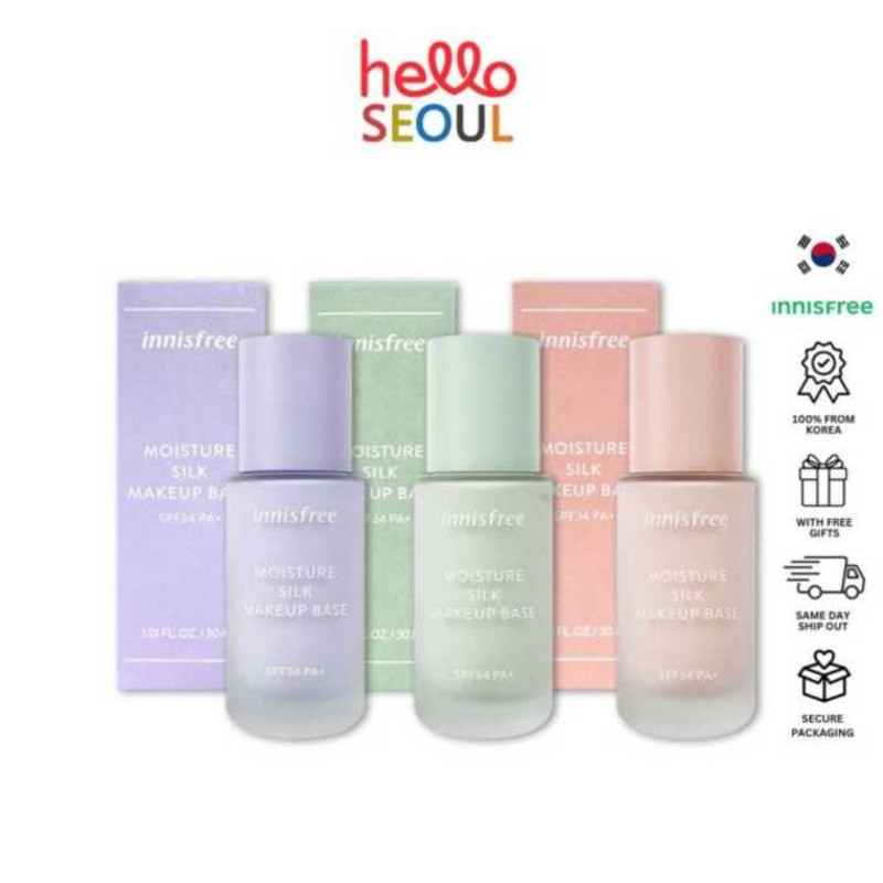 Innisfree Moisture Silk Makeup Base Spf34 Pa+ (3 Options) BUY 1 TAKE ...