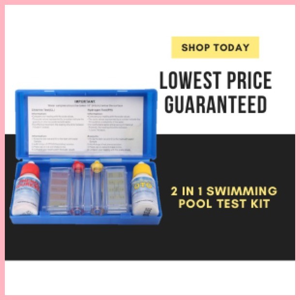 Swimming Pool Test Kit Chlorine pH Tester 2-in-1 5-in-1 Chlorine pH ...