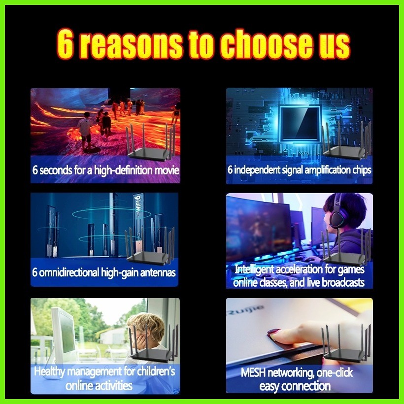 TPLIK Wifi Router Pldt 4g Fast And Stable Network Connection 6 Antennas ...