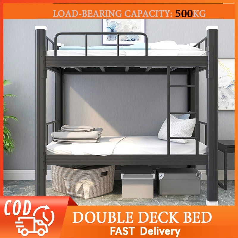 Double Deck Bed Staff Dormitory Bed Double Deck For Adults With Stairs ...