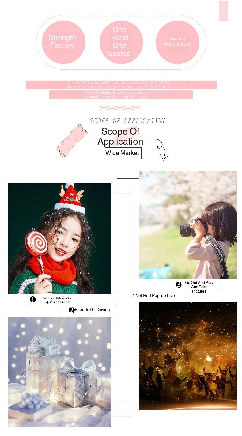 Christmas PaPa circle plush decorative bracelet cute little gift ...