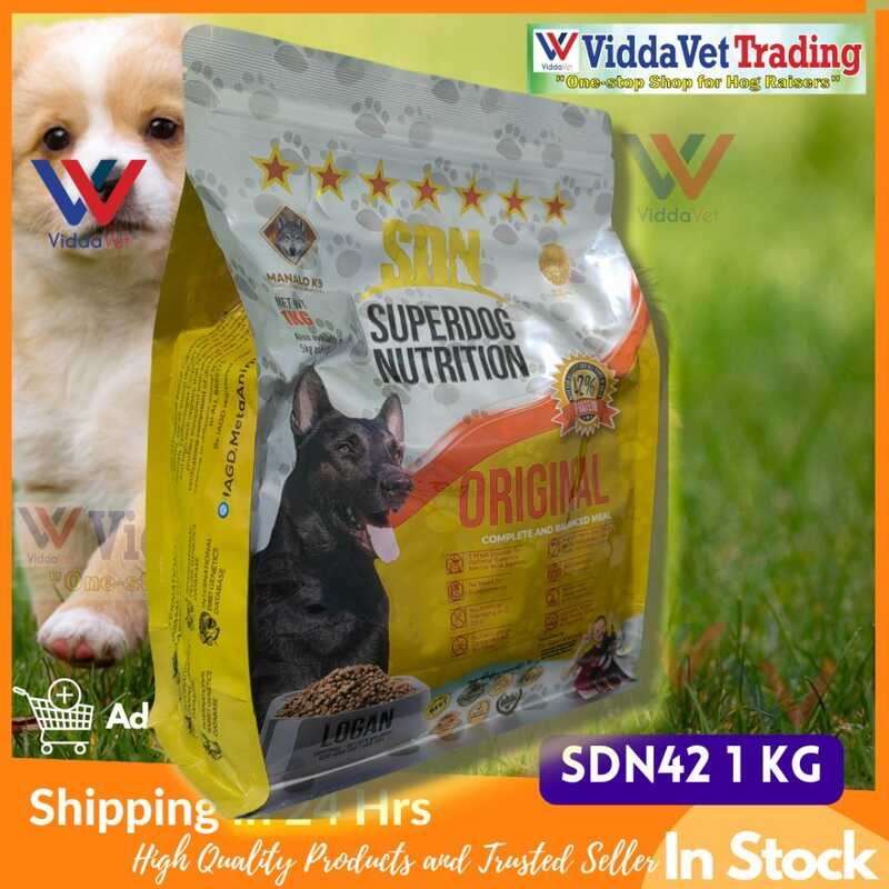 SDN 42 Dog Food 1Kg Superdog Nutrition By Manalo K9 Sdn42 For Puppy K9 ...