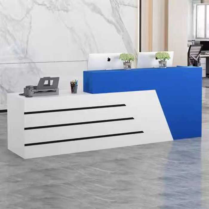Modern Minimalist Lacquer Front Reception Bar Table Counter Clothing ...