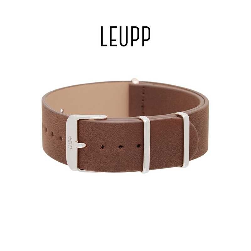 LEUPP Nato Brown/Sier Watch Strap, 20Mm 4Bd | Shopee Philippines