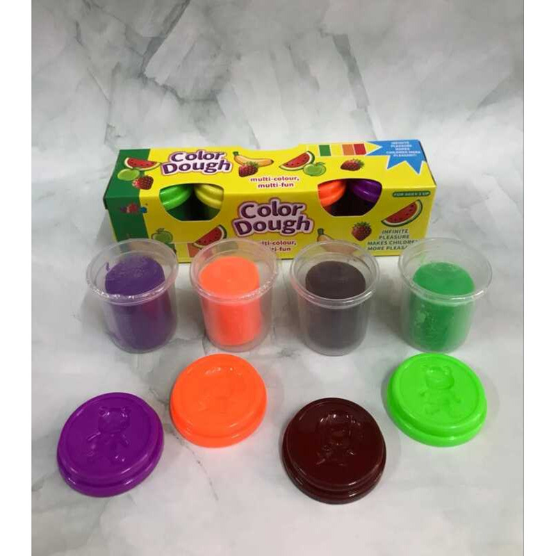 JLT #6838 4 In 1 Colorful Clay Dough Edb | Shopee Philippines