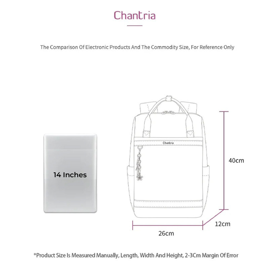 Chantria Stardz Women Laptop Backpack Business Travel Multi Compartment ...